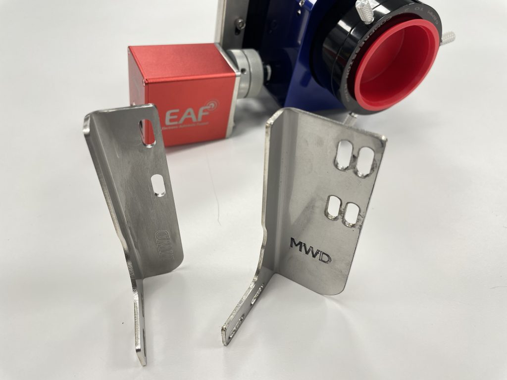ZWO EAF to Moonlite mounting brackets – MWD Astronomy